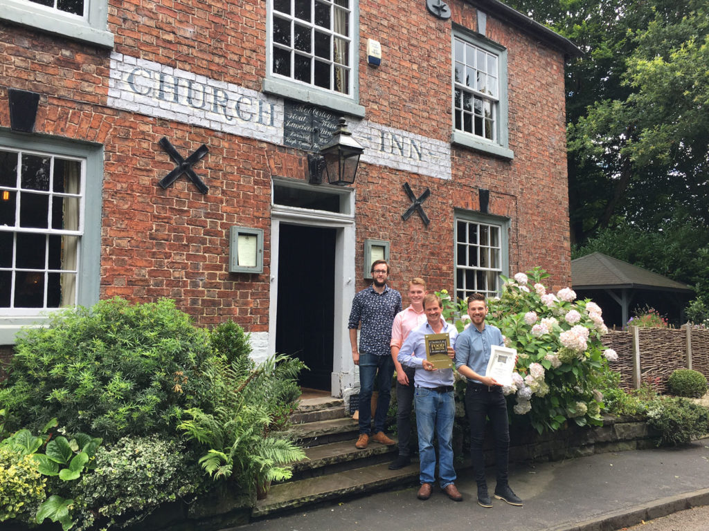 THE CHURCH INN CROWNED DINING PUB OF THE YEAR | The Church Inn of mobberley