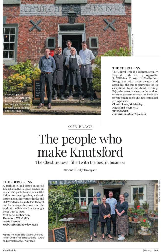 News | The Church Inn of mobberley